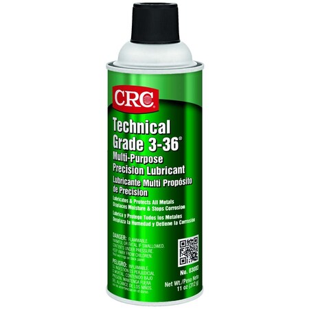 Crc Technical Grade 3-36 Multi-Purpose Precision Lubricant, 11 Wt Oz 3003 | Zoro